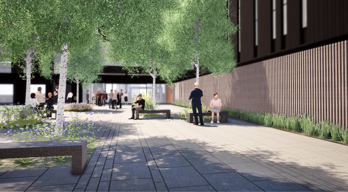 ROMO Headquarters Landscape Design - Maber