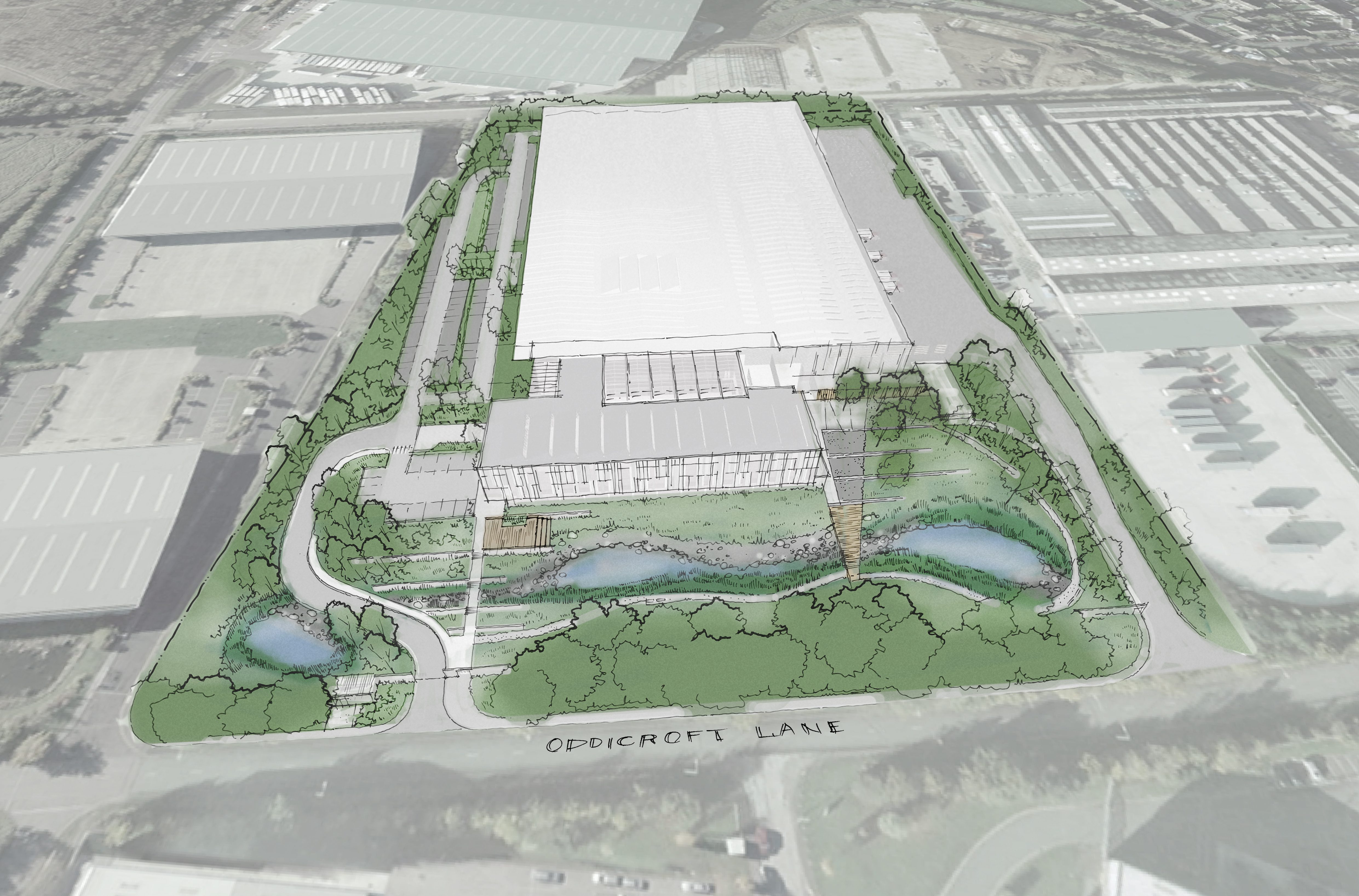 ROMO Headquarters Landscape Design - Maber